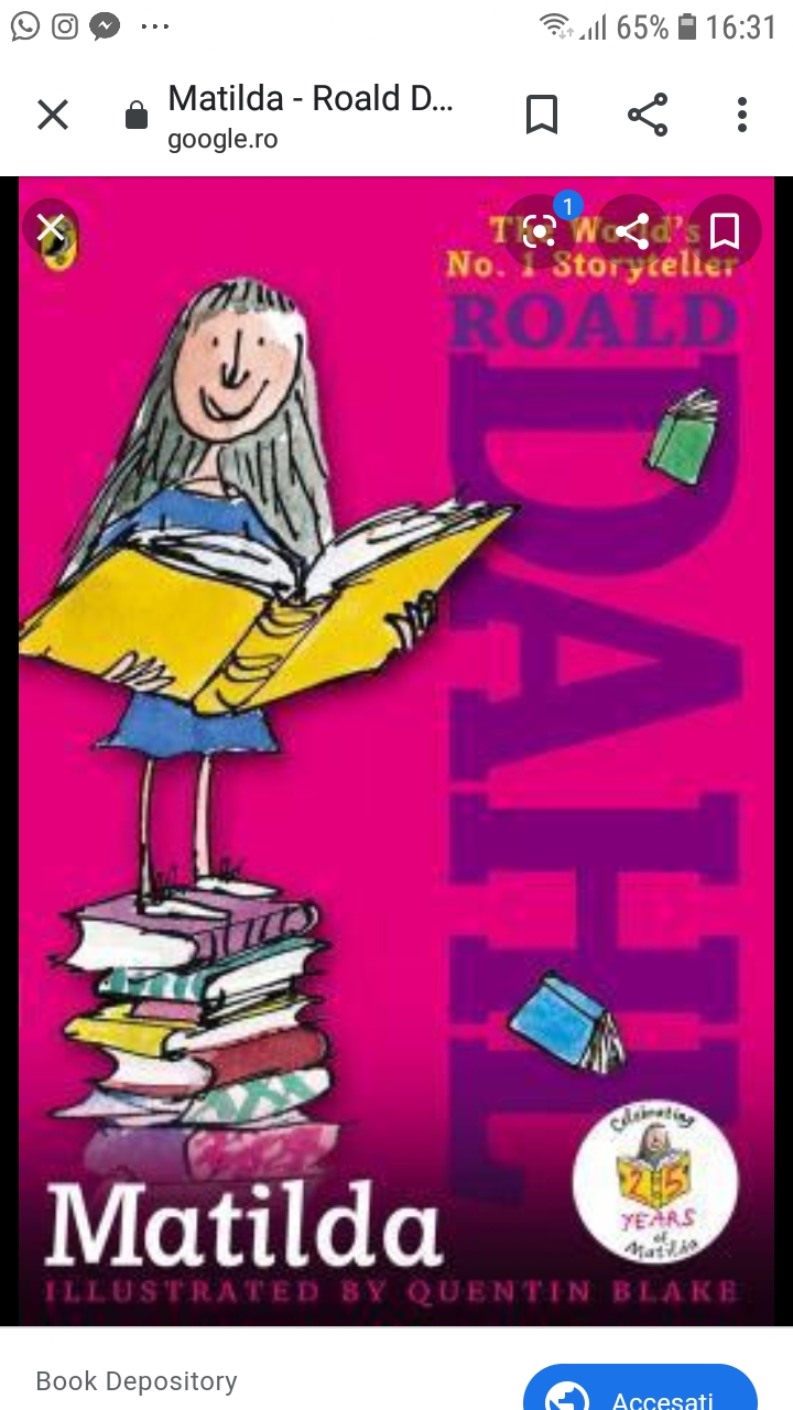 Matilda, Roald Dahl (Editura Arthur) - KIDIBOT - Bătăliile cunoașterii