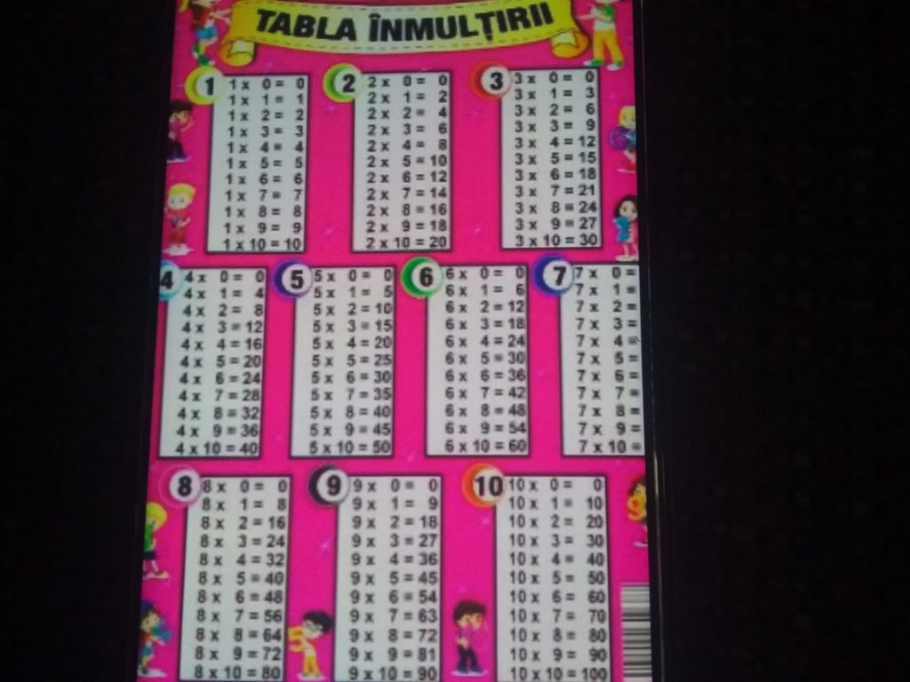 Tabla inmultirii cu 10 - KIDIBOT - Bătăliile cunoașterii